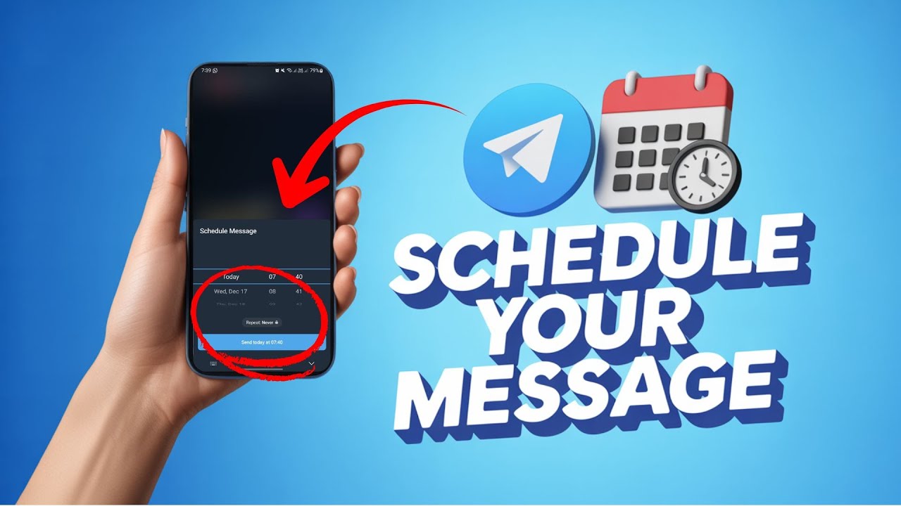 How to schedule messages in Telegram channels - YouTube