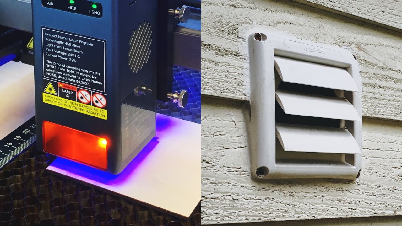 How to vent a diode laser - Beginner friendly enclosure setup - YouTube