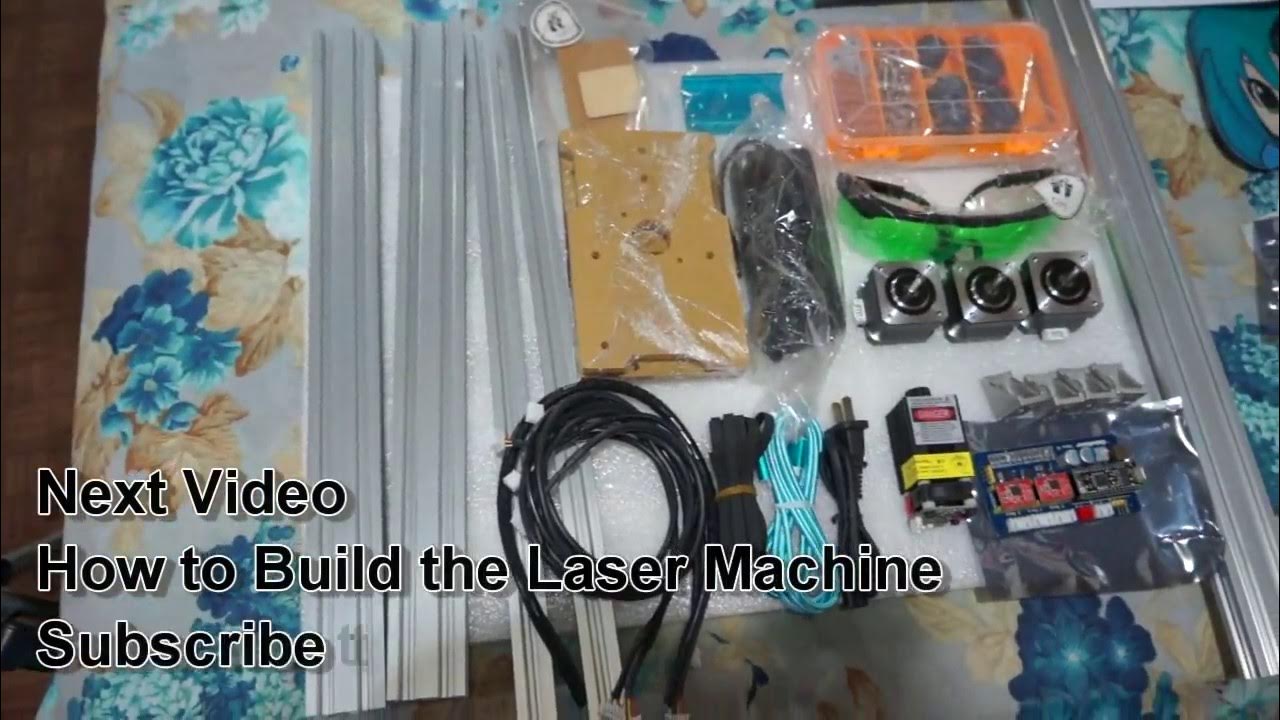 Gearbest Eleks maker Laser Engraver 2500mw Unboxing Tutorial review Part 1 - YouTube