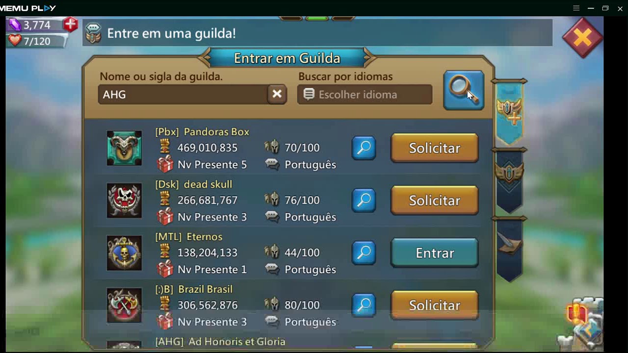 LORDS MOBILE 02 Como sair e pedir entrada em uma nova guilda - YouTube