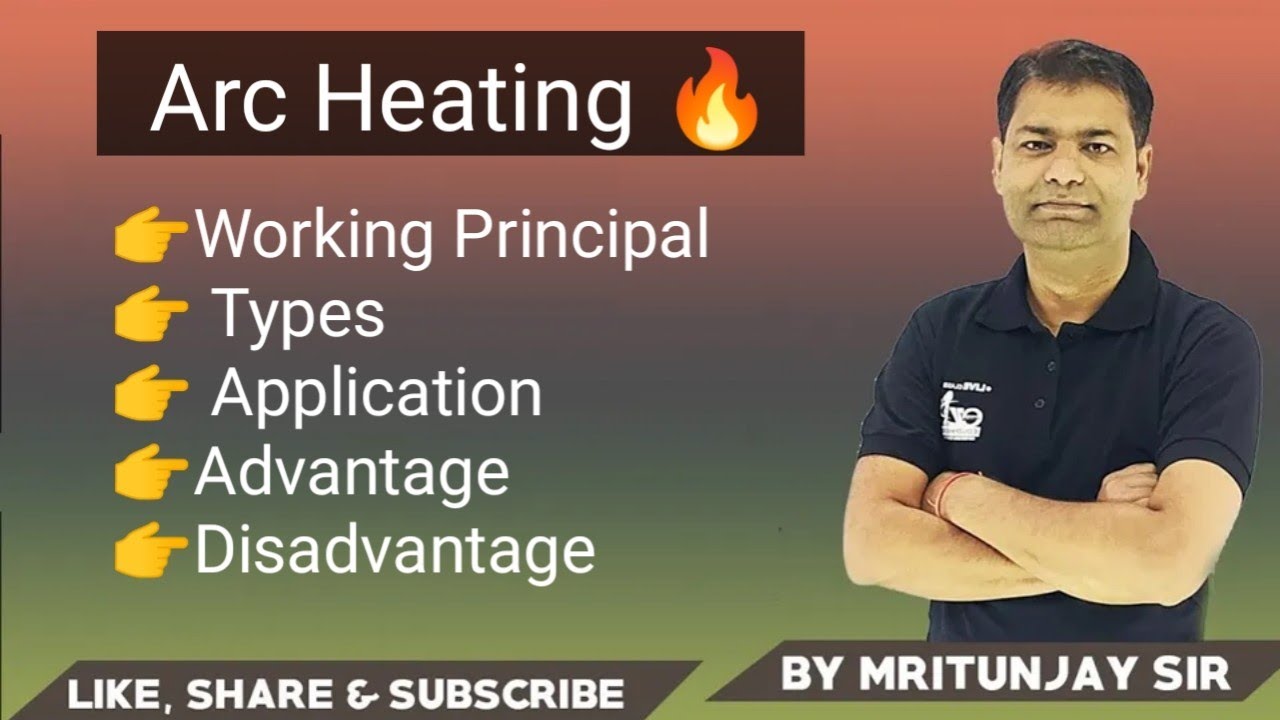 1.08 Arc Heating 🔥 | Direct Arc Heating | Indirect Arc Heating | Advantage | Application | UEET ...