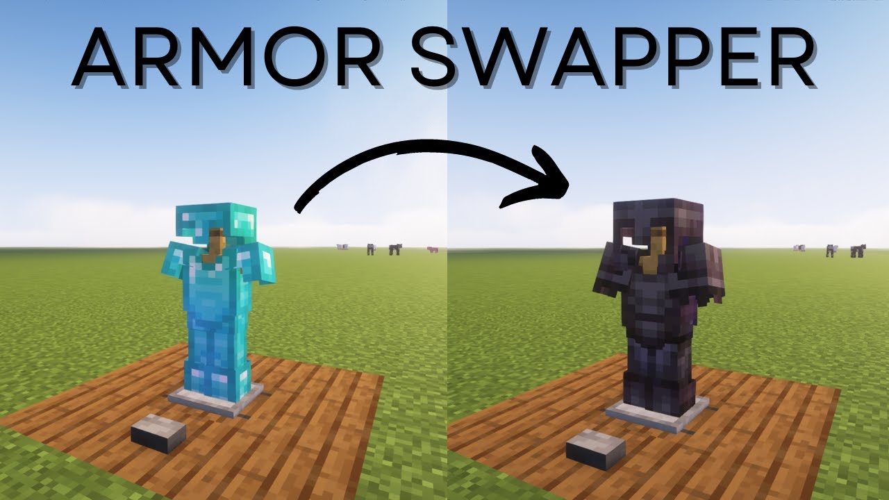 How to Build a Minecraft Armor Swapper - YouTube