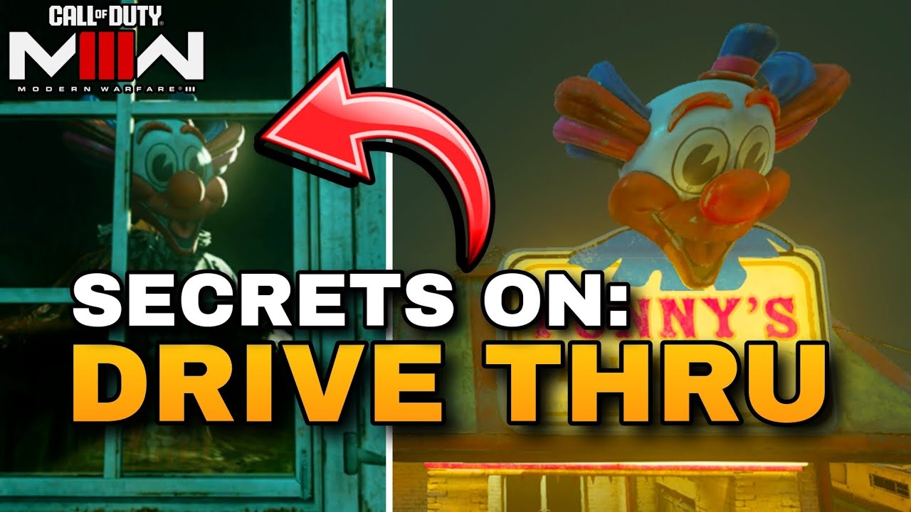 EVERY SECRET ON DRIVE-THRU! + Secret Feature 🤯 | Modern Warfare 3 - YouTube