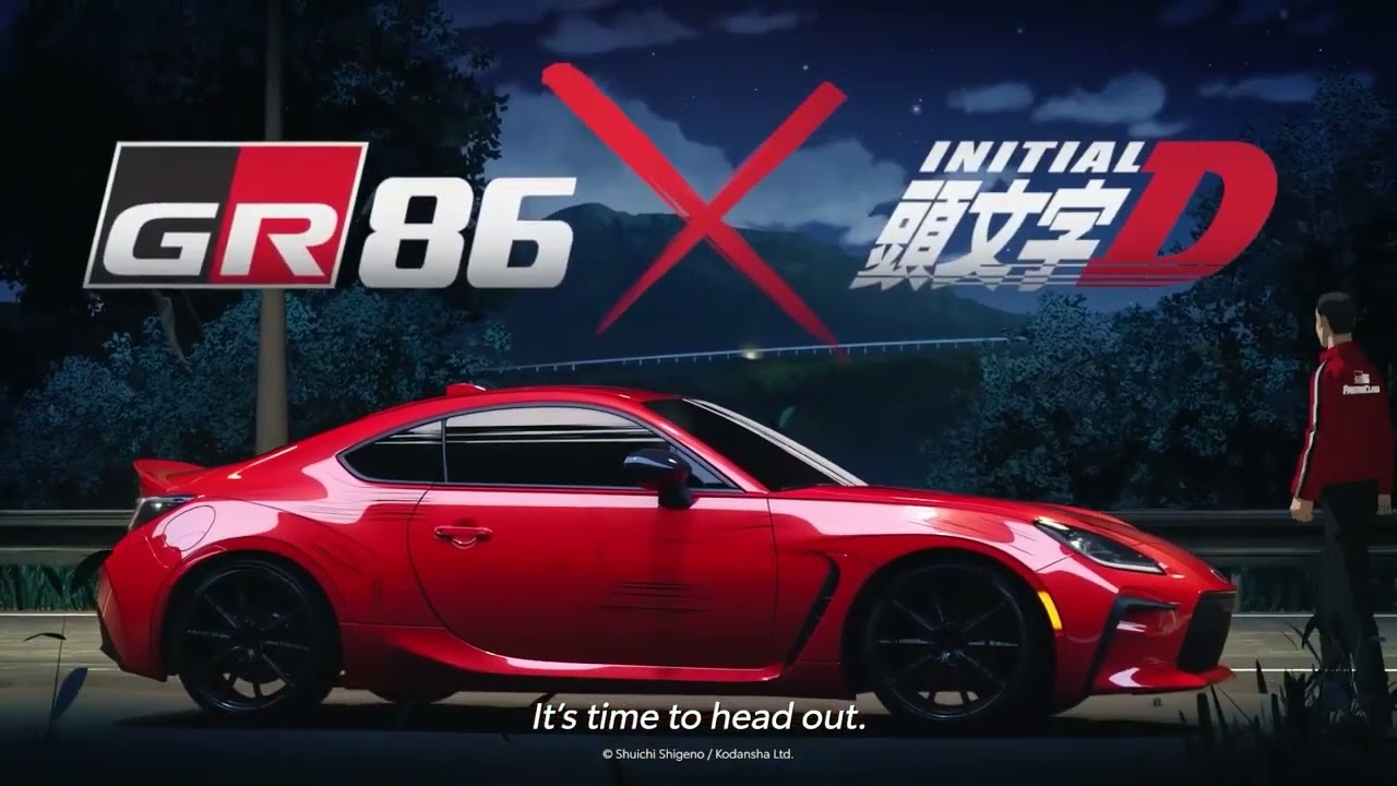 Toyota GR86 Faster Class ad Initial D style - YouTube