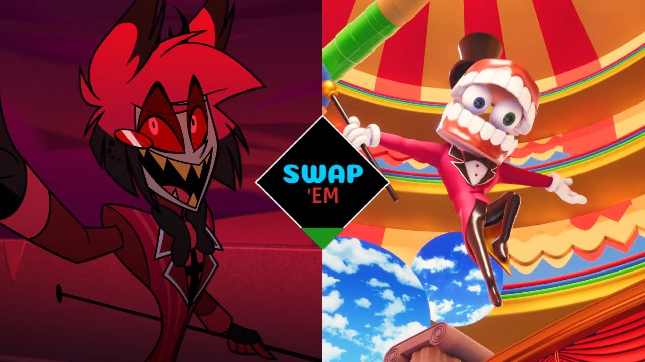 ALASTOR & CAINE VOICE SWAP | Hazbin Hotel/The Amazing Digital Circus ...
