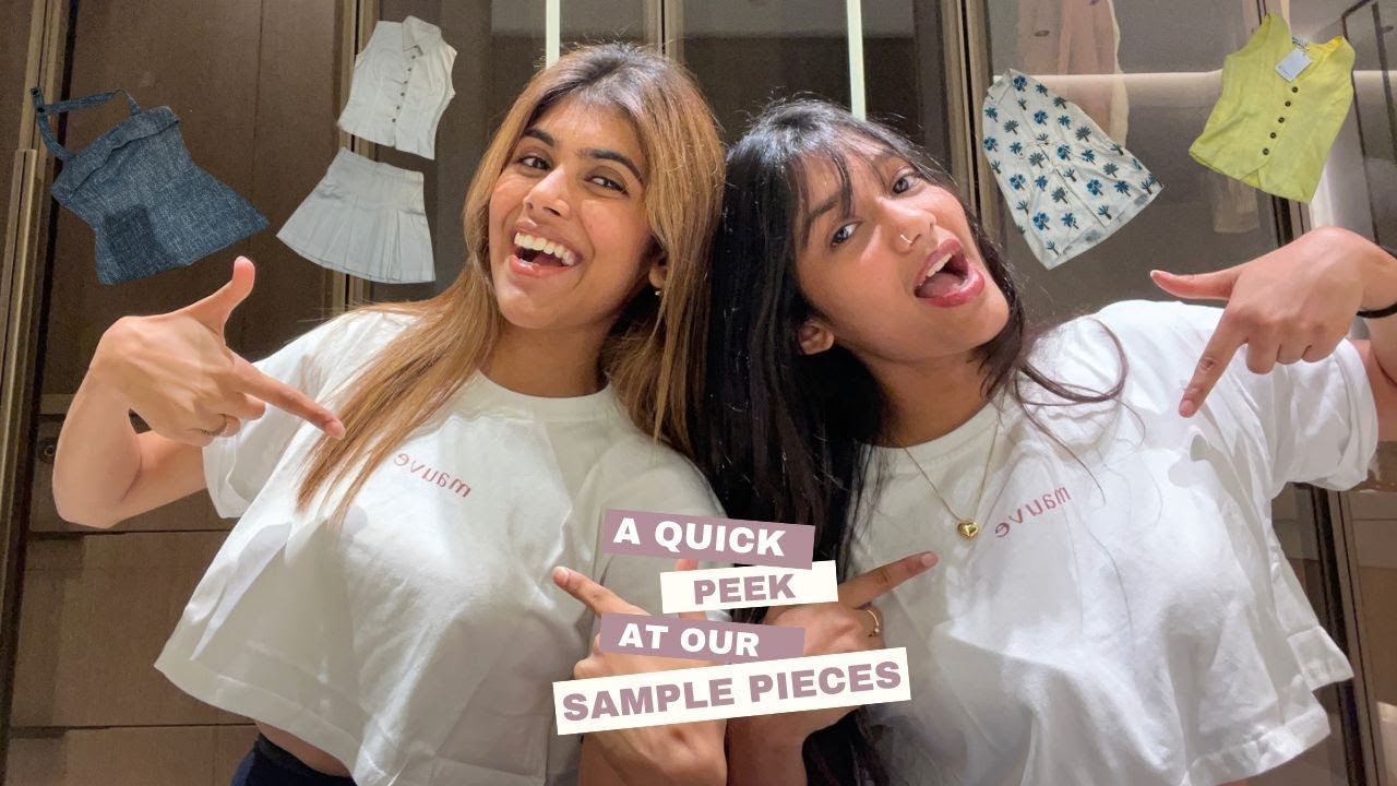 here’s a quick peak at our sample pieces 🤫 - YouTube