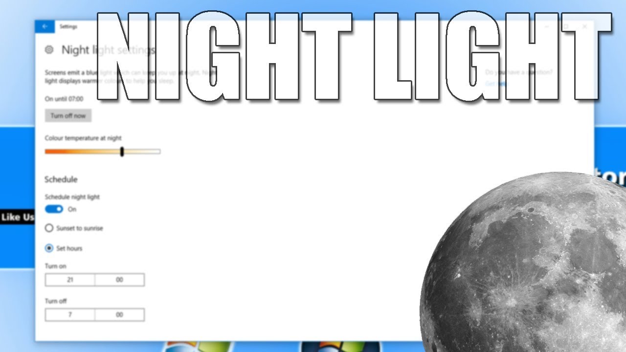How to Enable Night Light on Windows 10 | Protect Your Eyes! - YouTube