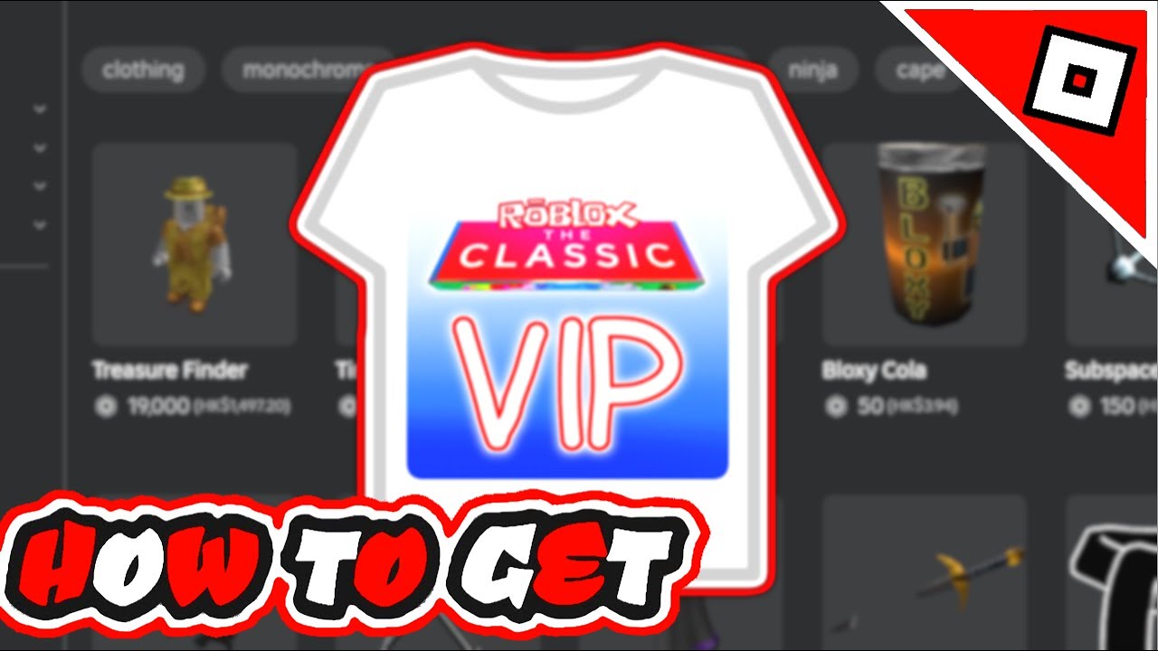 How to get another Classic VIP T-Shirt in Roblox - YouTube