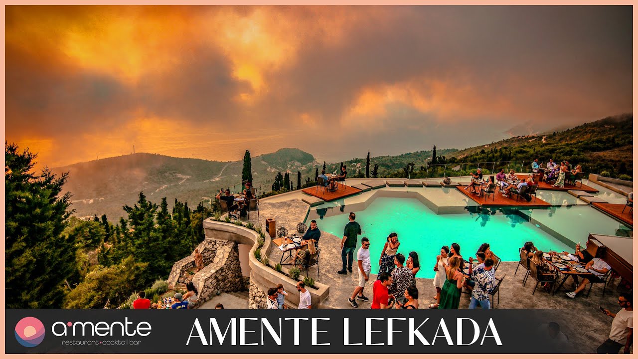 Amente Restaurant & Cocktail Bar | Lefkada Greece | Summer 2020 ☀️ ...