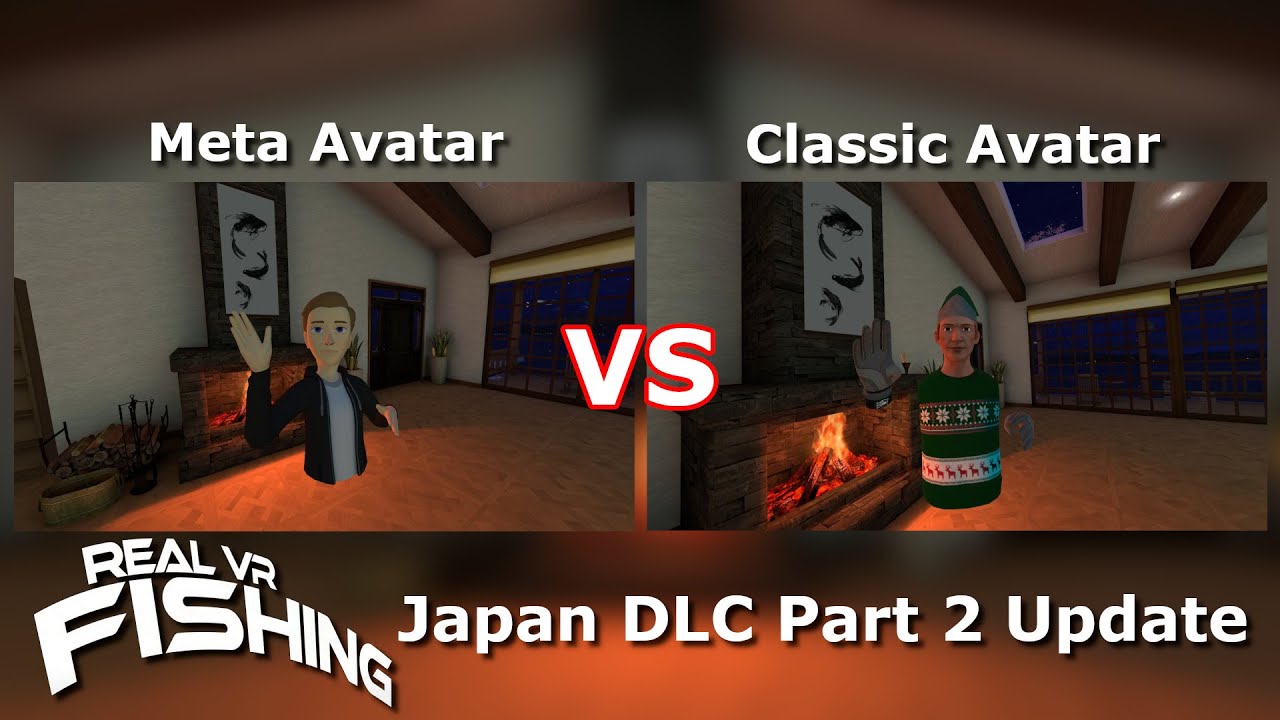 Real VR Fishing Meta Avatar vs Classic Avatar and New Fish. - YouTube