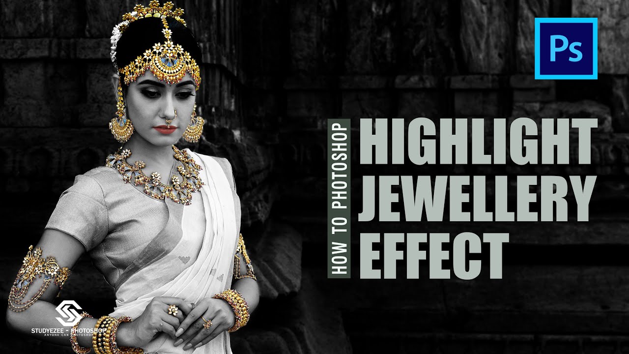How to Photoshop Highlight Jewelry Effect | Jewellery Highlight Effect ...