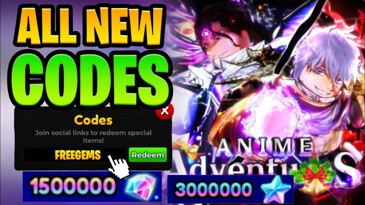 *NEW* ALL WORKING CODES FOR ANIME ADVENTURES IN 2025! ROBLOX ANIME ...