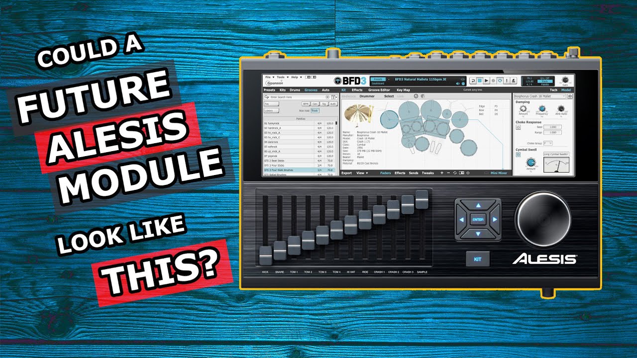 inMusic Buys BFD - Will Alesis Use VST In Future Modules? - YouTube