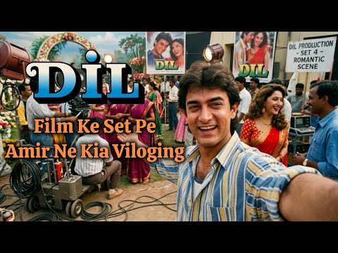 Dil Movie Ki Shooting Uor Amir Khan Ka viloging #Bollywood #amirkhan #dil #viloging #ai