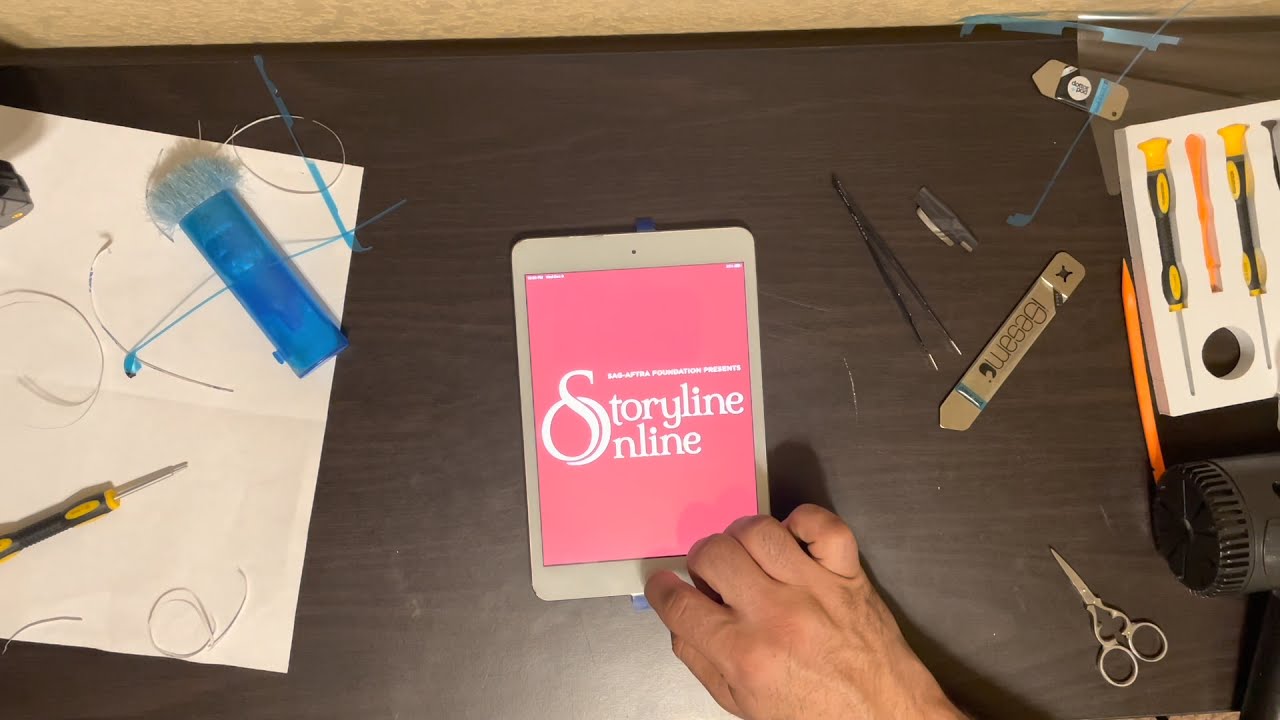 iPad mini screen repair apple iPad A1489, iPad mini 2 - YouTube