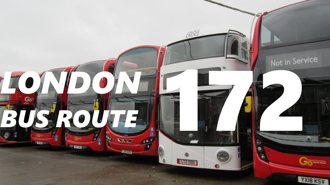 LONDON BUS ROUTE 172 towards Brockley Rise - YouTube