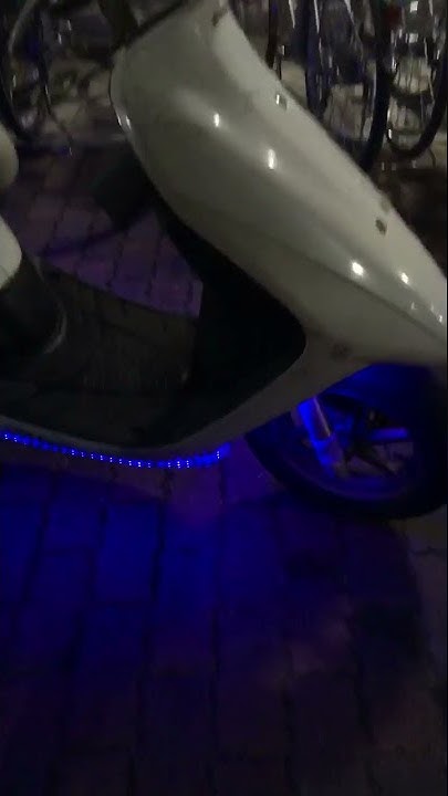 原付ZX LED取り付け - YouTube