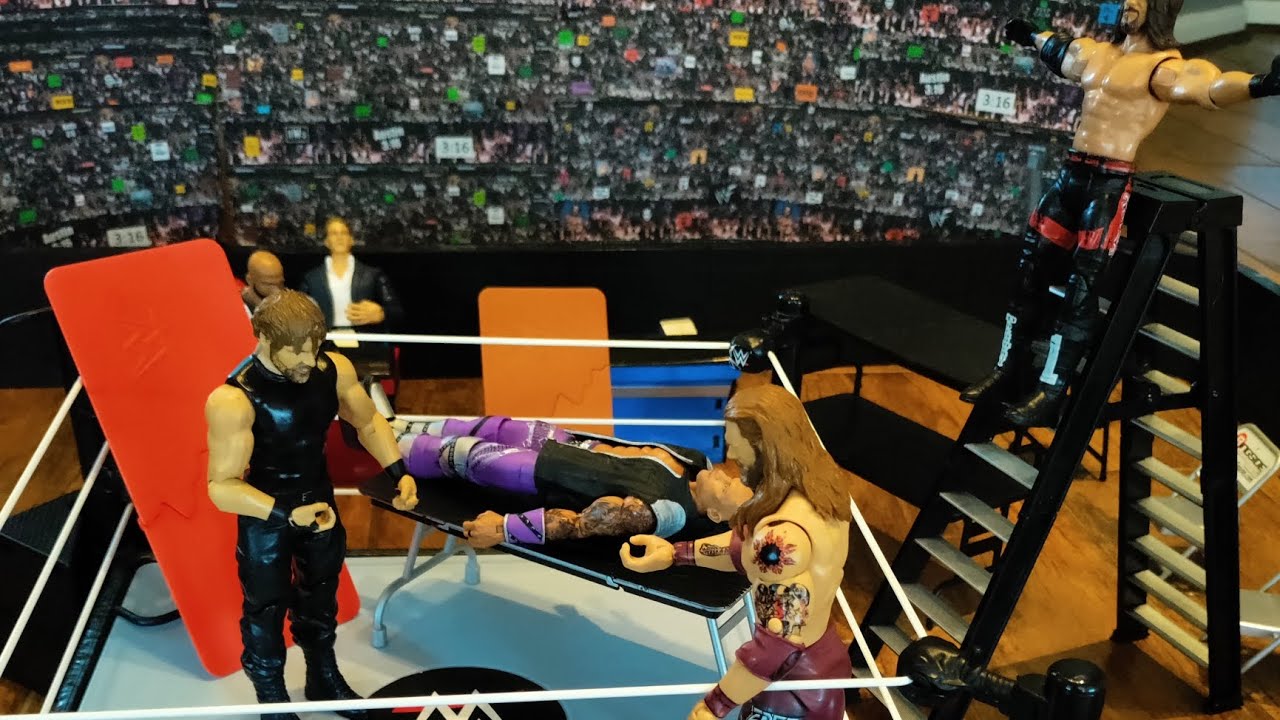 Ambrose Vs Edge Vs Styles Vs Priest - Intercontinental Title AF Fatal 4 ...