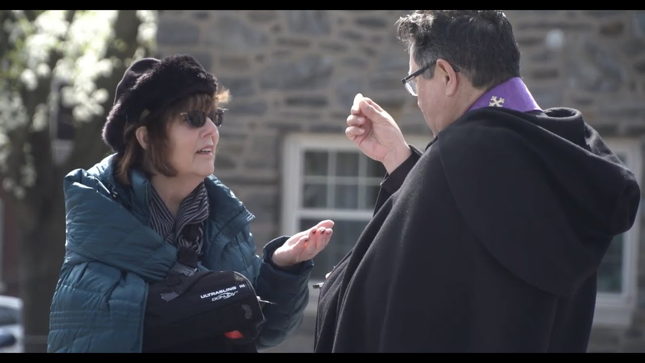Church provides drive-up Communion for those in need - YouTube