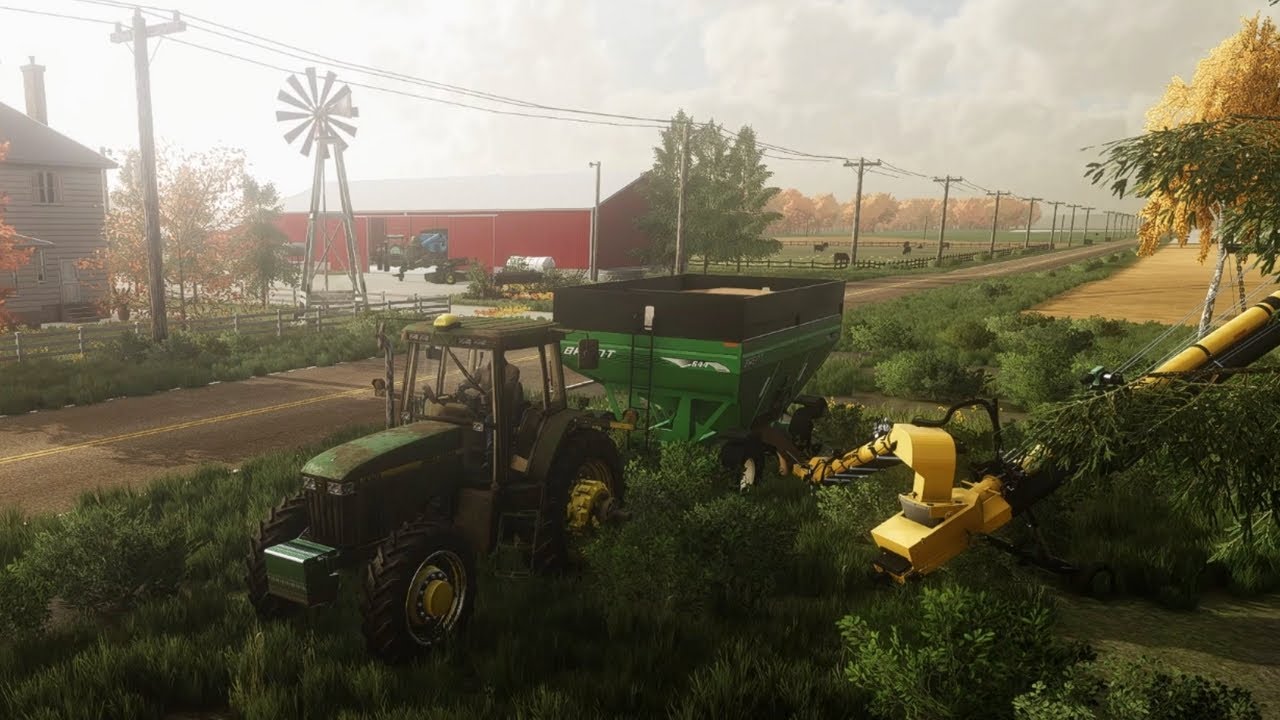 Soybean Harvest | Midwest Horizon | FS22 Realistic Gameplay - YouTube