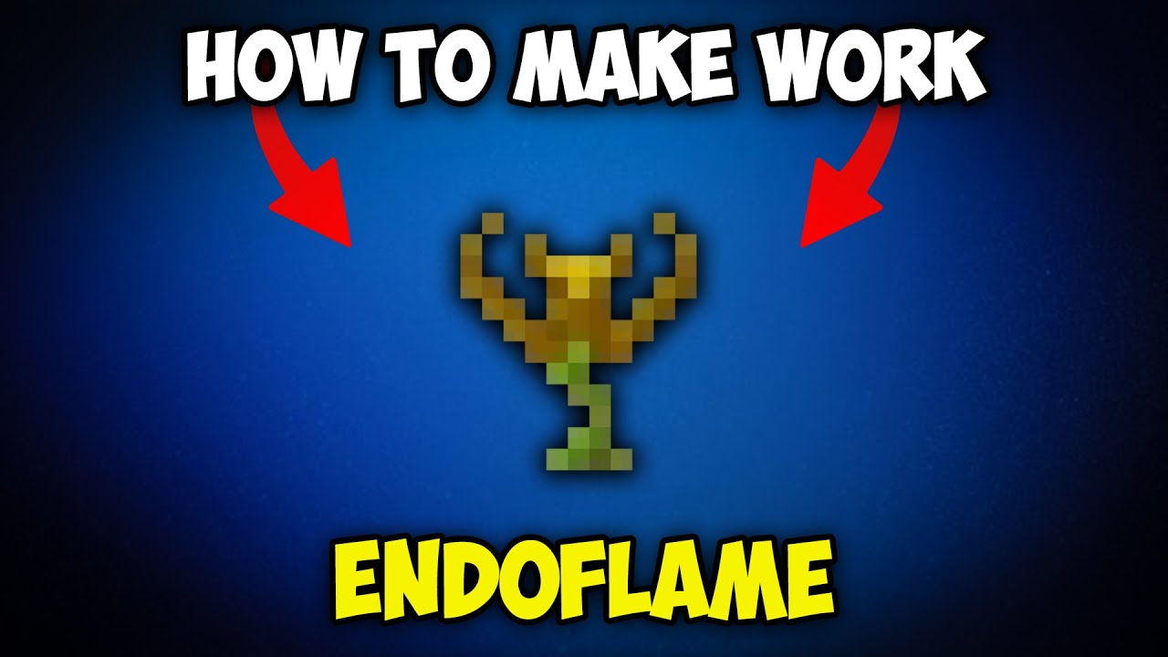 How to Make Endoflame Work in Minecraft | Endoflame Setup - YouTube