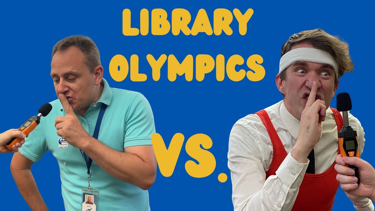 Library Olympics: The "Shh"ing Event - YouTube