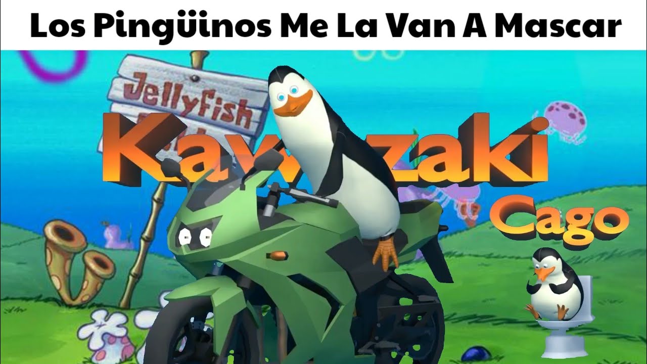 Los Pingüinos Me La Van A Mascar Meme Edit (Kawazaki, Cago, Krico ...