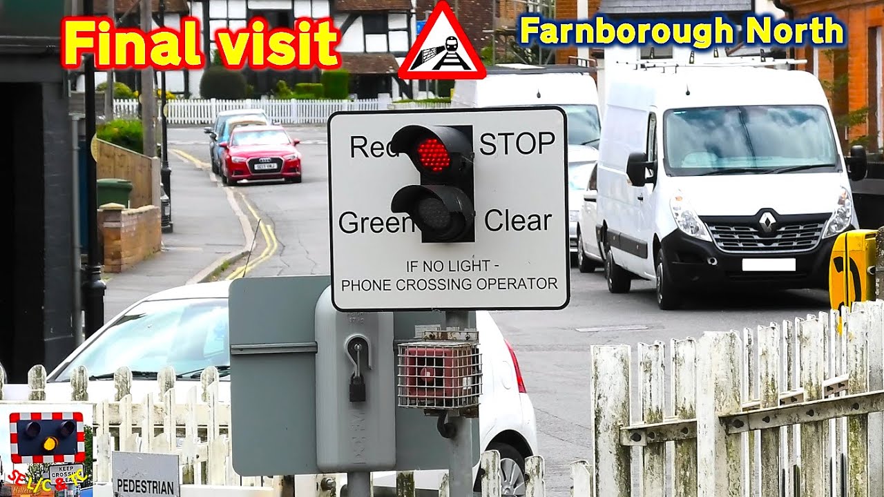 Final visit to Farnborough North (User-Worked) Level Crossing in ...