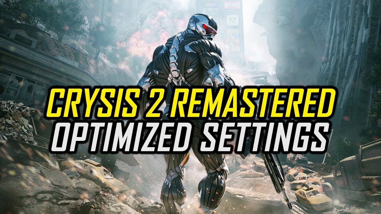 Crysis 2 Remastered | Optimized PC Settings for Smoother Gameplay - YouTube