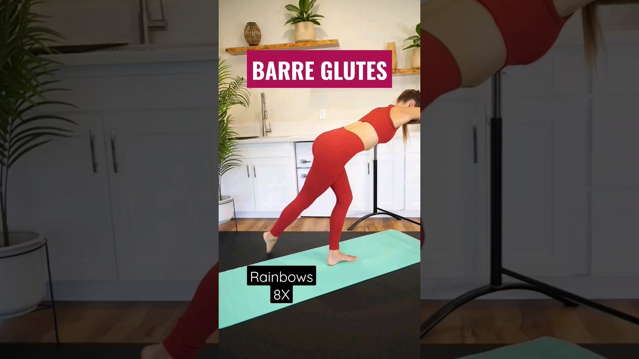 Barre Glutes Workout - low-impact, strength building exercises - YouTube