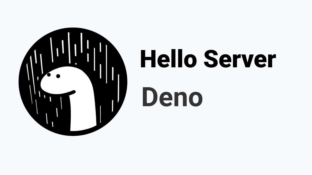 Deno - Hello Server - YouTube