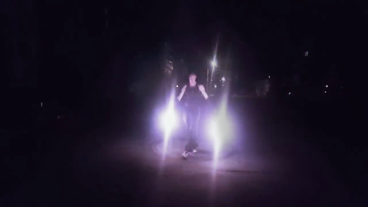poi fire spinning....first time - YouTube