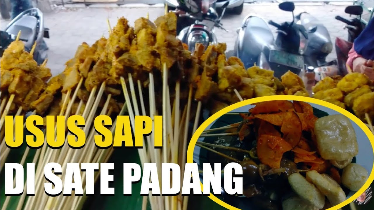 USUS SAPI DI SATE PADANG - YouTube