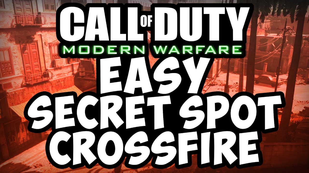 COD 4 MWR Glitches - NEW Insane Crossfire Strafe Jump Spot/Top Of Map ...