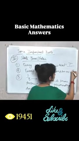 Basic Mathematics Answer Part D.1 #foundationallearning #education # ...