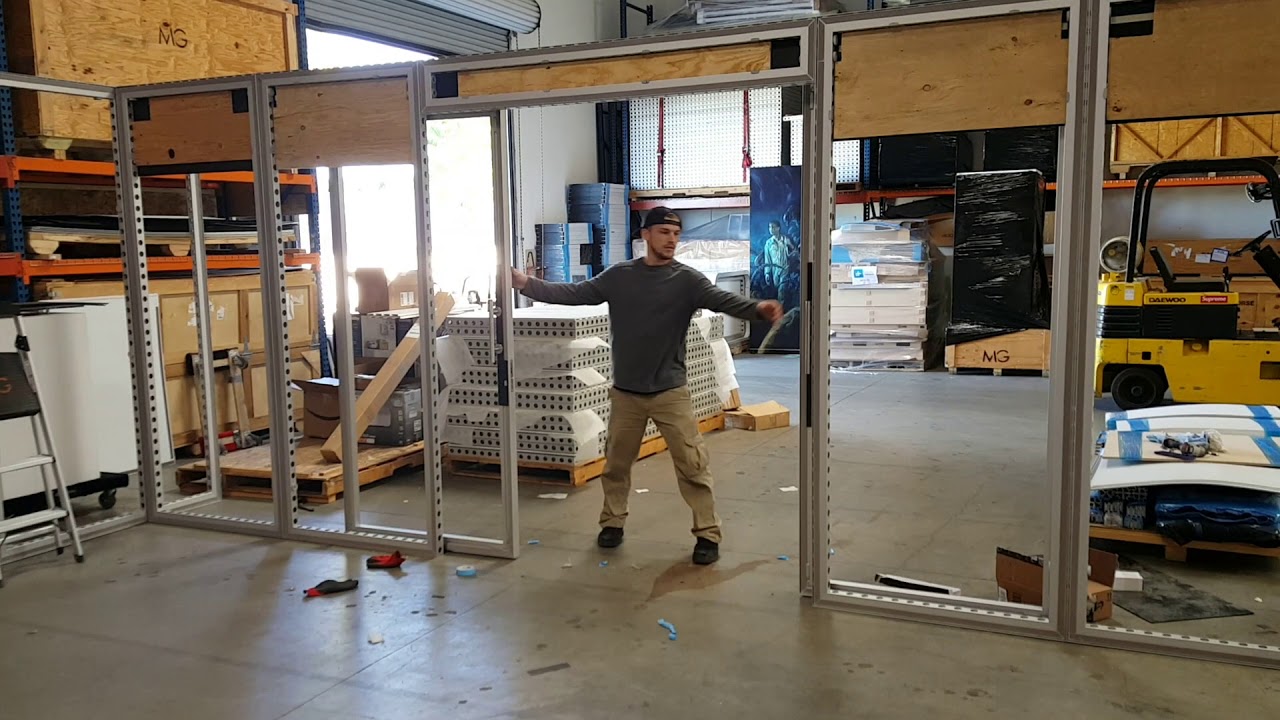 Modular Sliding Booth Doors - Marketing Genome - YouTube