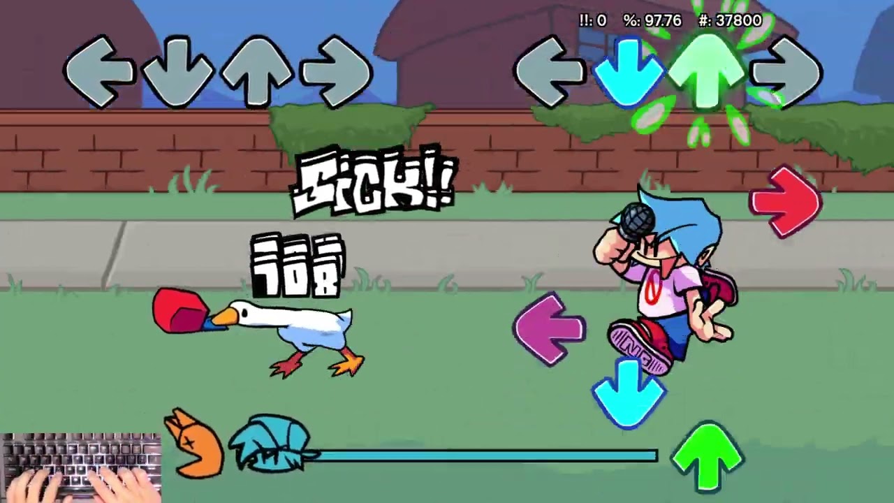 FNF Untitled Goose Mod - Town Menace (FC) (4k) - YouTube