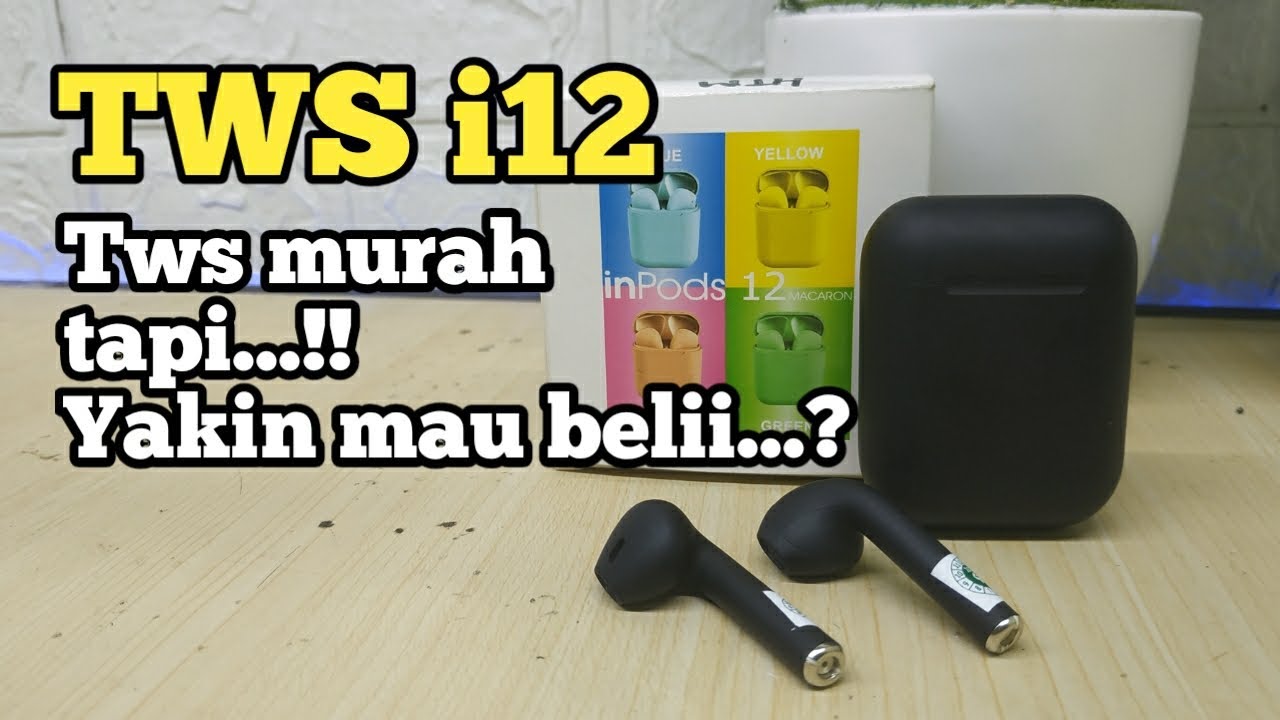 Tws macaron i12 - YouTube