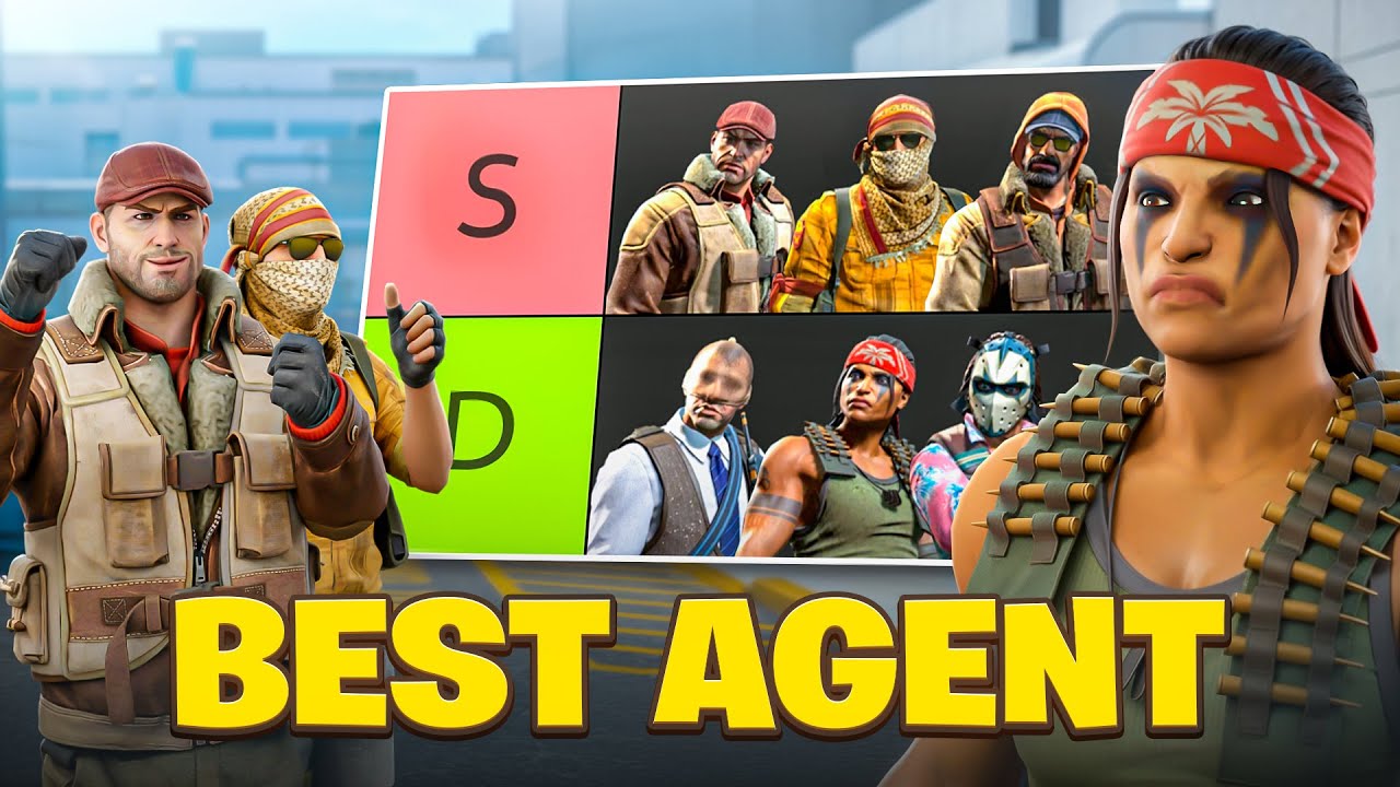 96.9% of people Agree! - CS2 T Agent Tier List! (Showcase) - YouTube