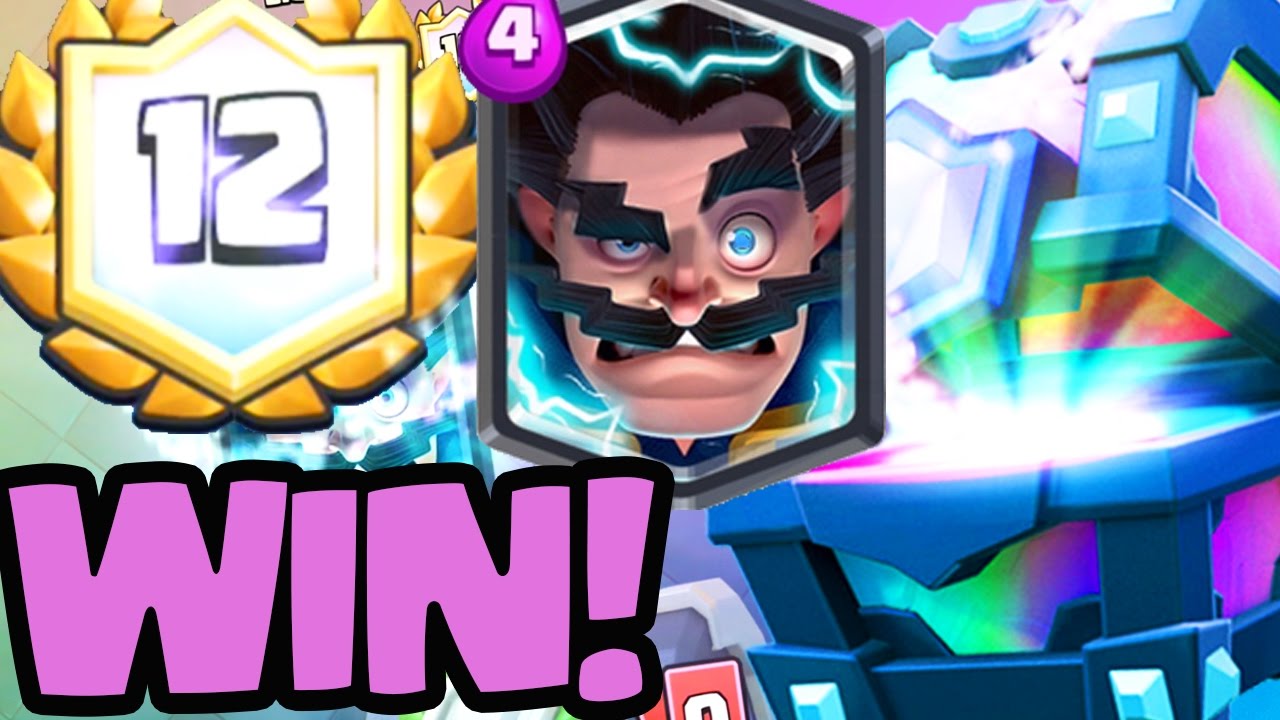 Clash Royale Electro Wizard 12 Win Decks! Get it FREE! - YouTube