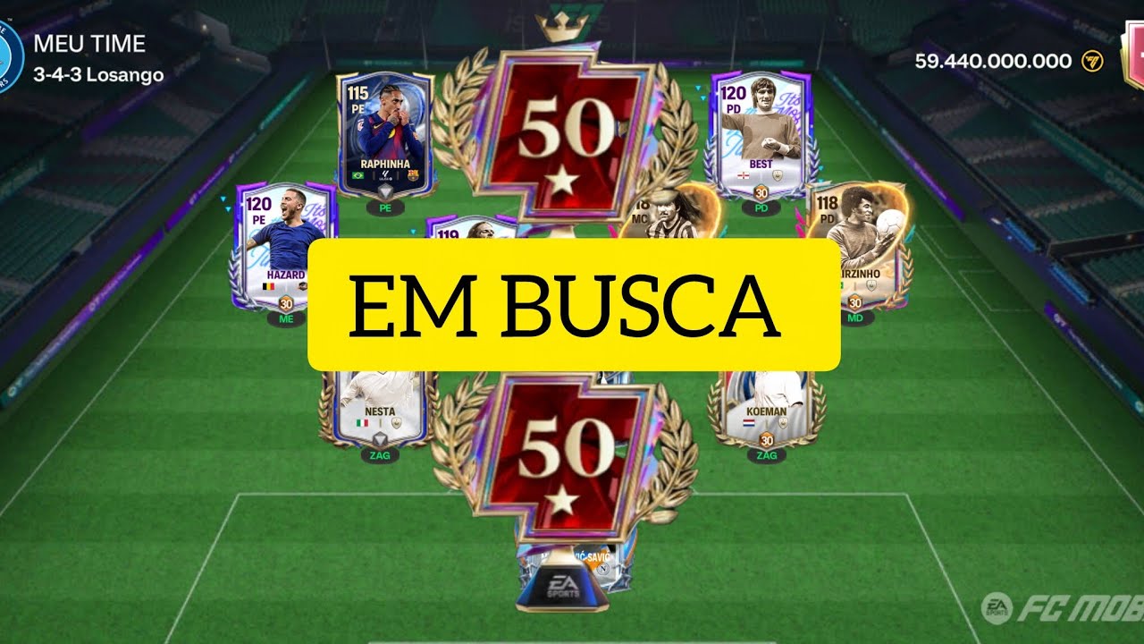 1 EPISÓDIO DA SÉRIE EM BUSCA DE 50 ESTRELAS NO X1- FC MOBILE 🙃 - YouTube