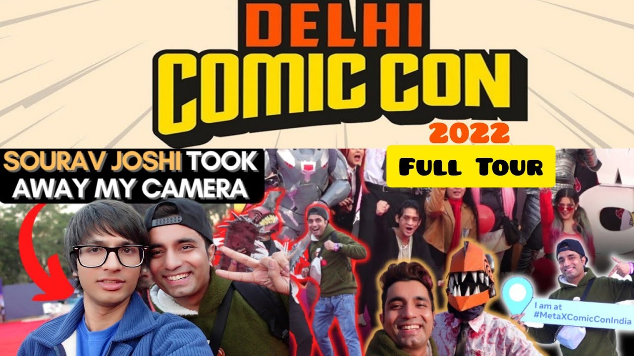 Comic Con Delhi 2023 with @souravjvlogs | Comic con 2023 vlog | cosplay ...