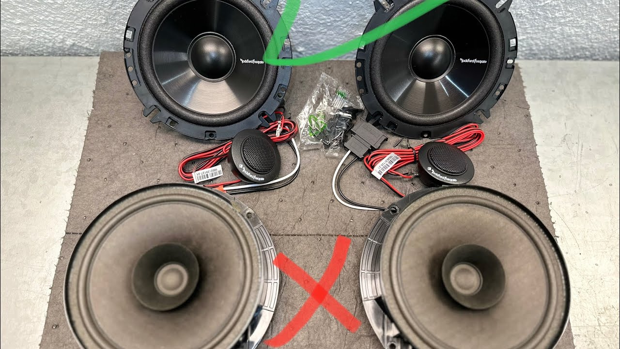 VW Jetta Mk6 Rockford Fosgate Speaker Upgrade And Sound Deadening YouTube