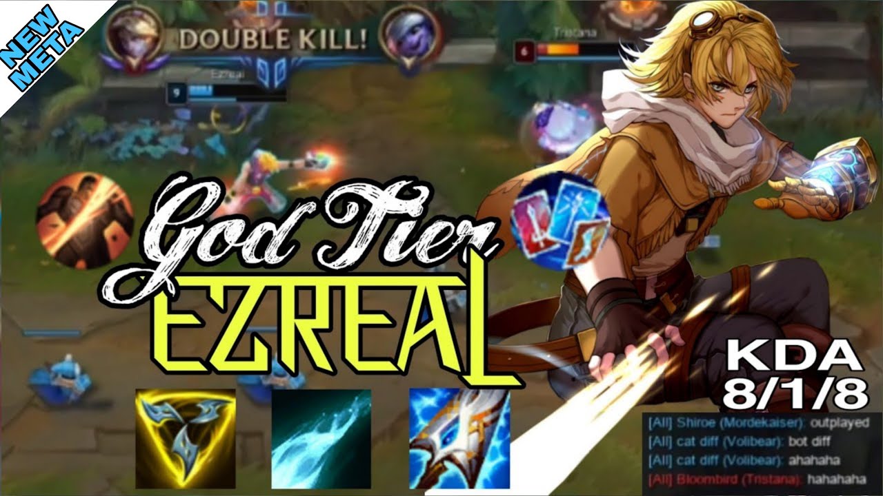 God Tier Spam Build Ezreal (Bot Lane) - League of Legends - YouTube