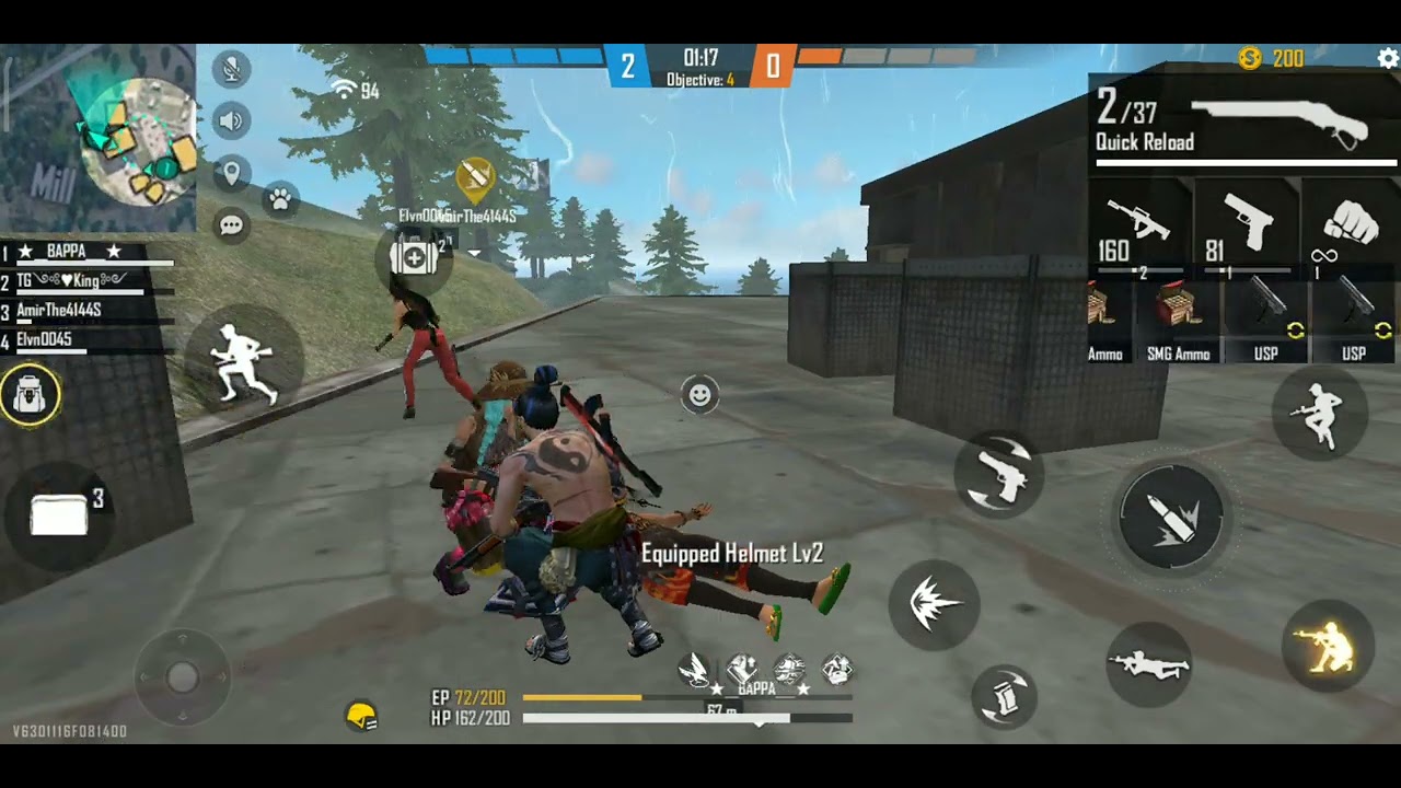 must wantap shot , free fire gamer - YouTube