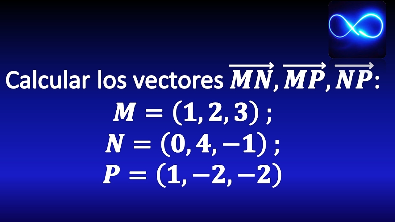 07. Vector que une dos puntos (tres dimensiones) EJERCICIO RESUELTO ...
