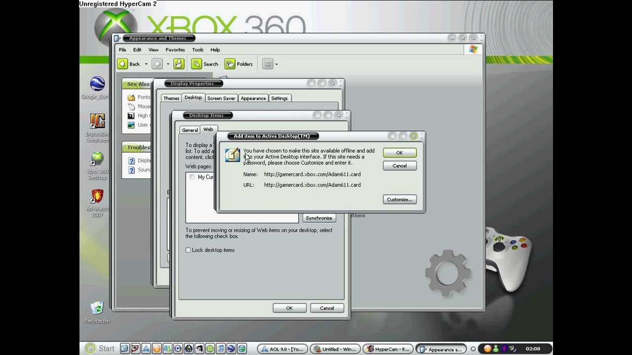 How to put your Xbox Live GamerCard on your Windows Desktop - YouTube