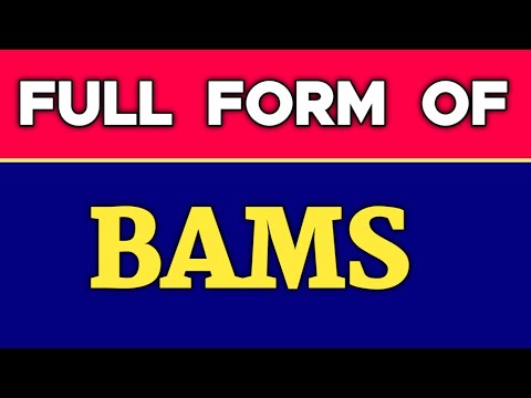 Full form of BAMS.BAMS ki full form kya hoti hai.BAMS ka pura naam kya ...