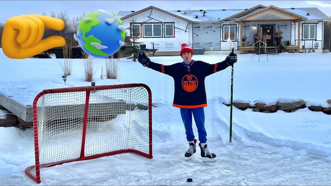 Worlds Smallest Hockey Rink *On Thin Ice* - YouTube