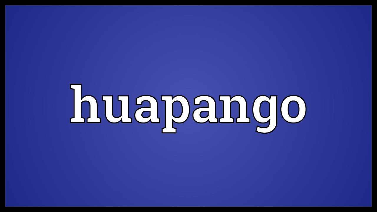 Huapango Meaning - YouTube